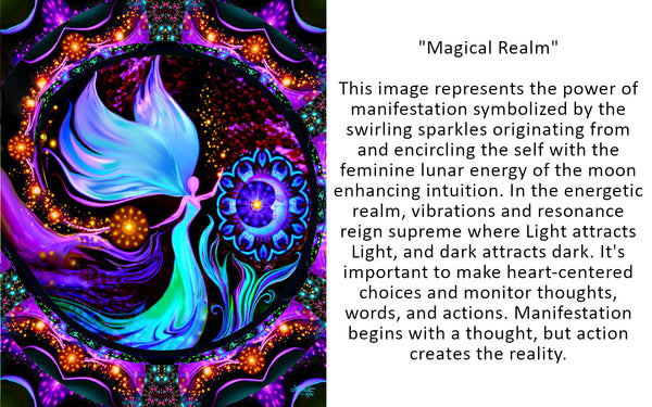 Visionary Art for Manifestation, Moon and Stars, Angel Spiral Fantasy ...